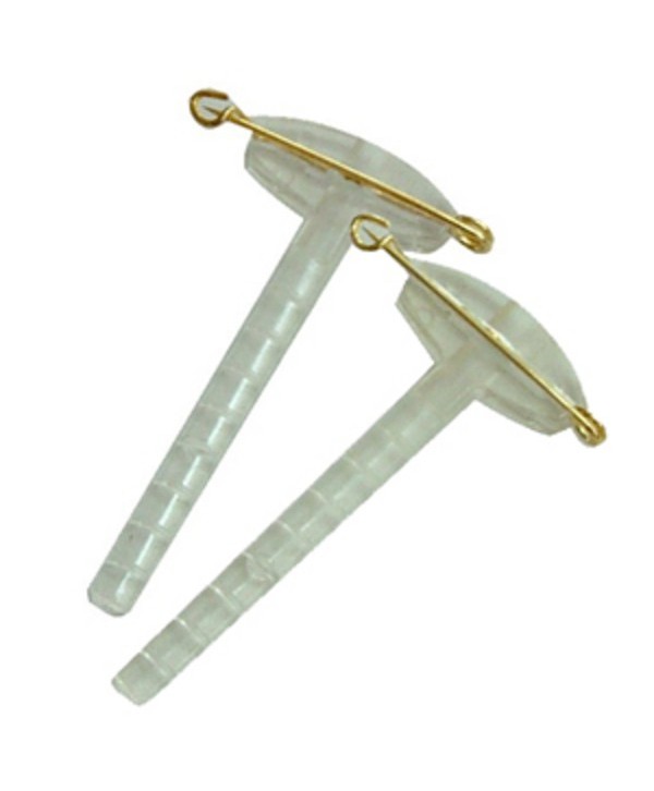 CLIP SOLAPA TRANSPARENTE 5 x 2,5cm. (Set 50u.)